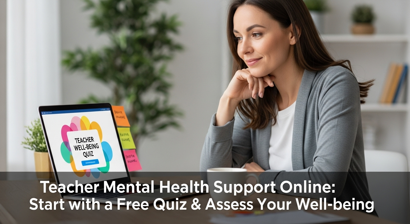 Teacher Mental Health Support Online: Quiz & Well-being